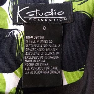 K Studio Collection | Dresses | K Studio Collection Greenblack Dot ...